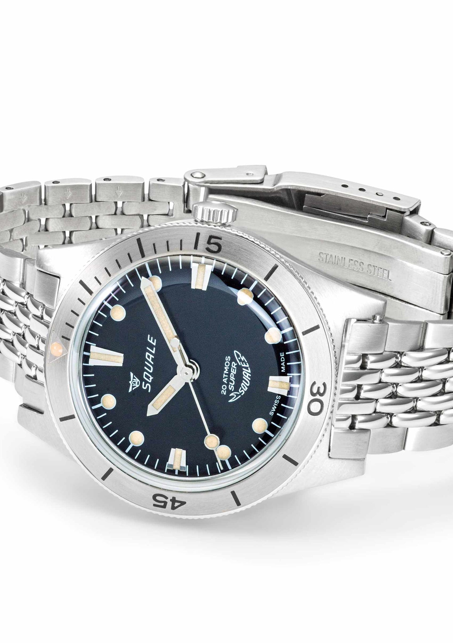 Super Squale Sunray Black SUPERSSBK – chronofactum.com